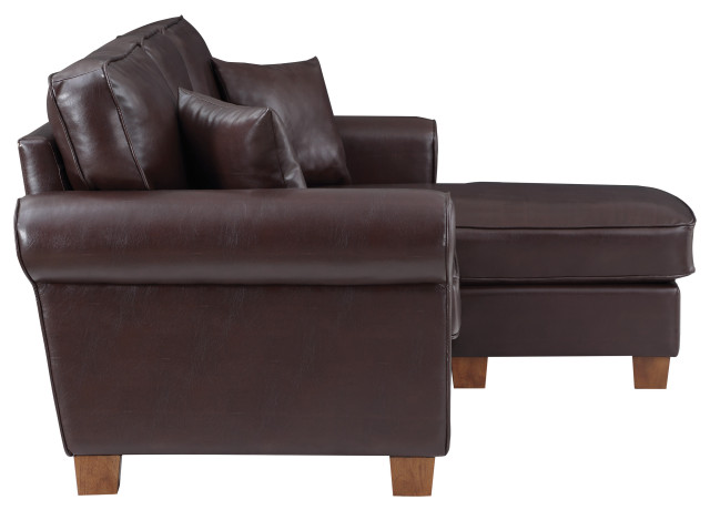 Rylee Rolled Arm Sectional - Contemporary - Sectional Sofas - by Office ...