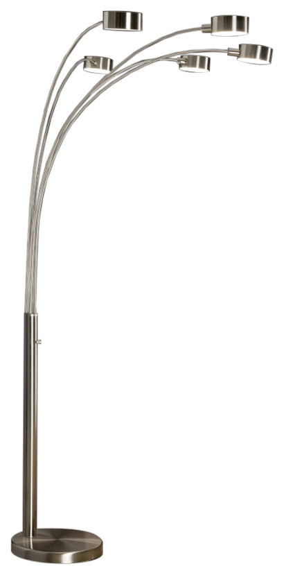 88" 5-Arch LED Tree Floor Lamp With Dimmer - Modern - Floor Lamps - by ...