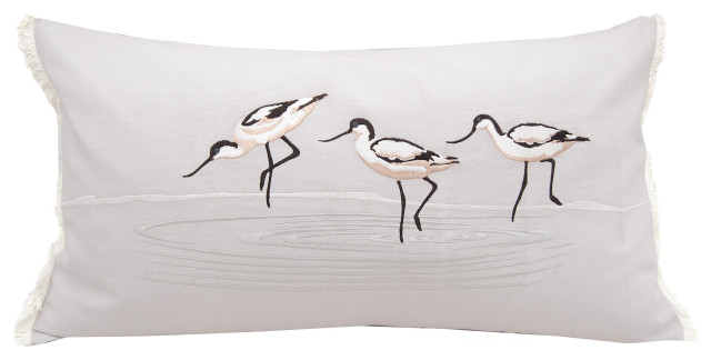 Avocet Indoor Lumbar Pillow - Beach Style - Decorative Pillows - by ...