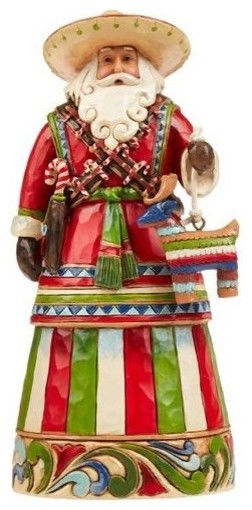 Enesco Figurine, Mexican Santa - Traditional - Outdoor Holiday ...