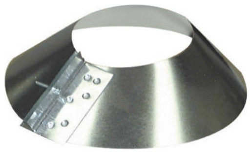 Imperial GV1375 Galvanized Storm Collar, 3", 3" - Traditional ...