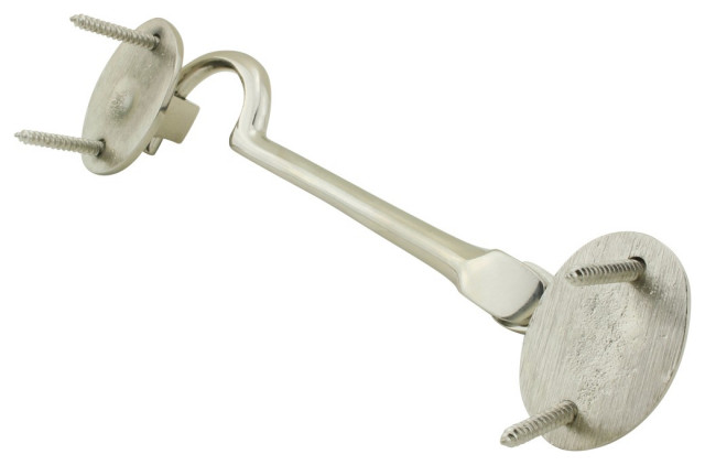 Chrome Polished Solid Brass Swivel Pivot Style Cabin Eyelet Latches 4 ...