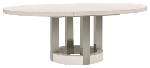Brighton Round Table With Leaf Extension - Transitional - Dining Tables ...