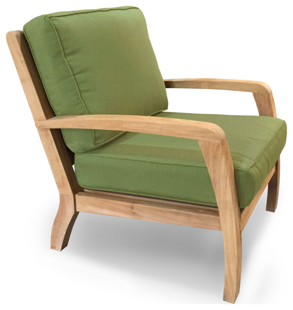 Somerset Deep Seating Club Chair, Cilantro - Contemporary - Outdoor ...