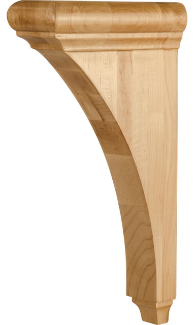 Hardware Resources COR39-3 Corbel, Natural Hard Maple - Traditional ...