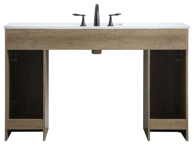 54" ADA Compliant Bathroom Vanity, 54" - Farmhouse - Bathroom Vanities ...