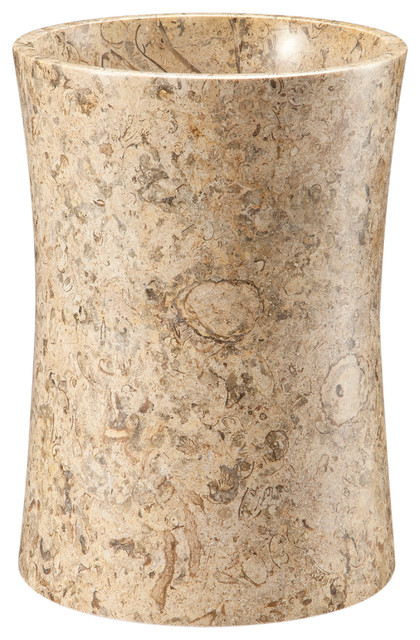 Vinca Collection Black and Gold Marble Waste Bin - Contemporary ...