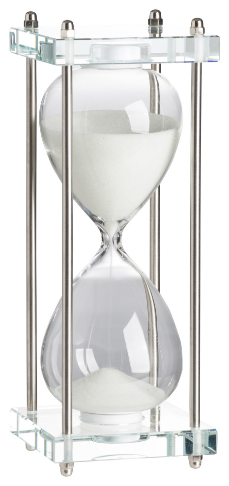 Hourglass, 3x3x10 - Contemporary - Decorative Objects And Figurines ...