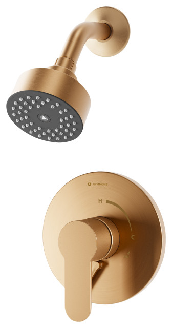 Identity Single Handle Shower Faucet Trim With Volume Control Lever ...