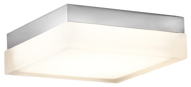 LED Wall/Ceiling Mount, Titanium With Opal - Contemporary - Flush-mount ...