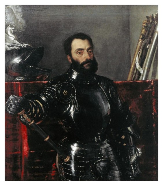 "Portrait of Francesco Maria Della Rovere, Duke of Urbino" Paper Art ...