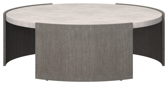 Bernhardt Prado Cocktail Table, 49"W x 49"D x 16"H - Farmhouse - Coffee Tables - by Bernhardt ...