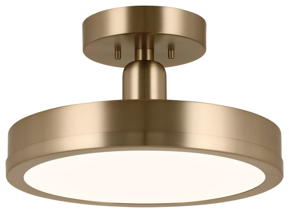 Kichler Riu LED Semi Flush Mount - Modern - Flush-mount Ceiling ...