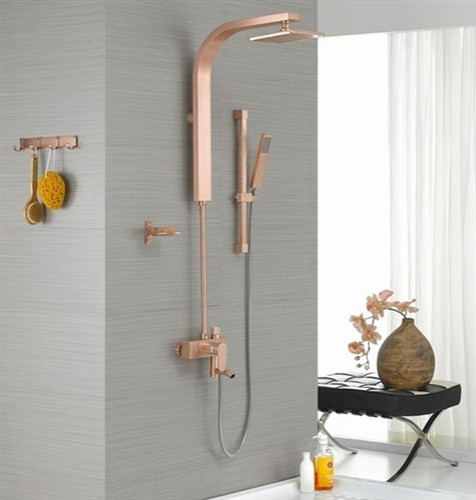 Nipolo Gold Plated Shower Panel - Contemporary - Shower Panels And Columns - by BATHSELECT | Houzz