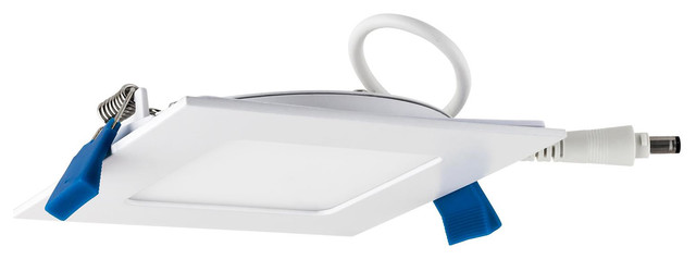 Sunlite LED 4" Square Ultra Slim Downlight, 9W 3000K Warm White 4-Pack ...