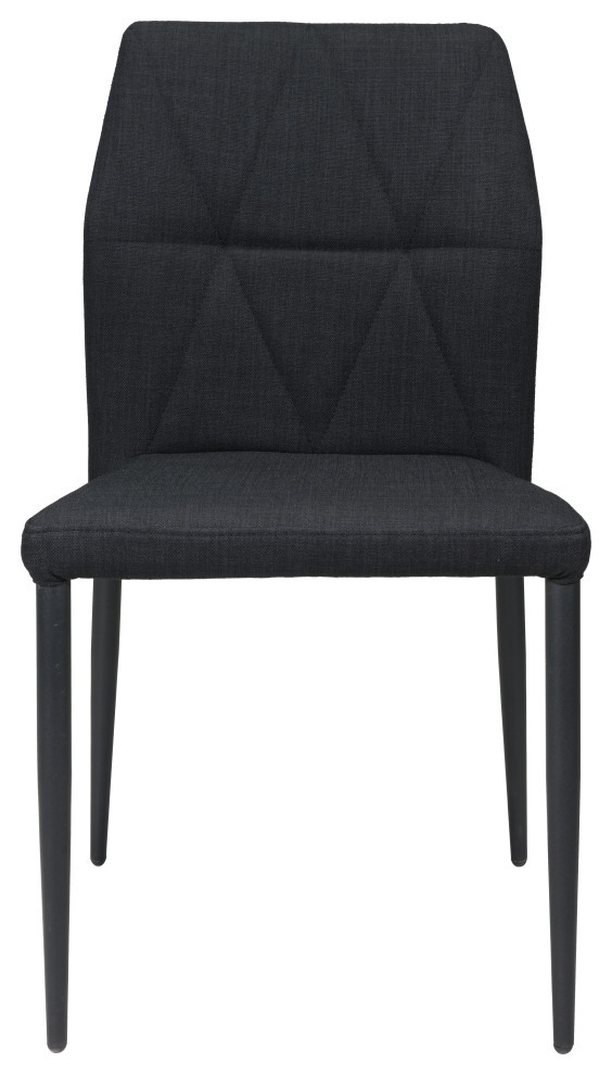 Brady Dining Chair Black Set of 2 - Midcentury - Dining Chairs - by ...
