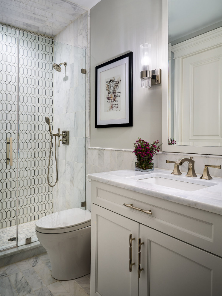 Jazzy Lane - Transitional - Bathroom - Chicago - by Dual Concept Design ...
