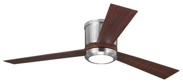 Propeller 52 Inch Hugger Ceiling Fan LED Lights & Remote Control ...