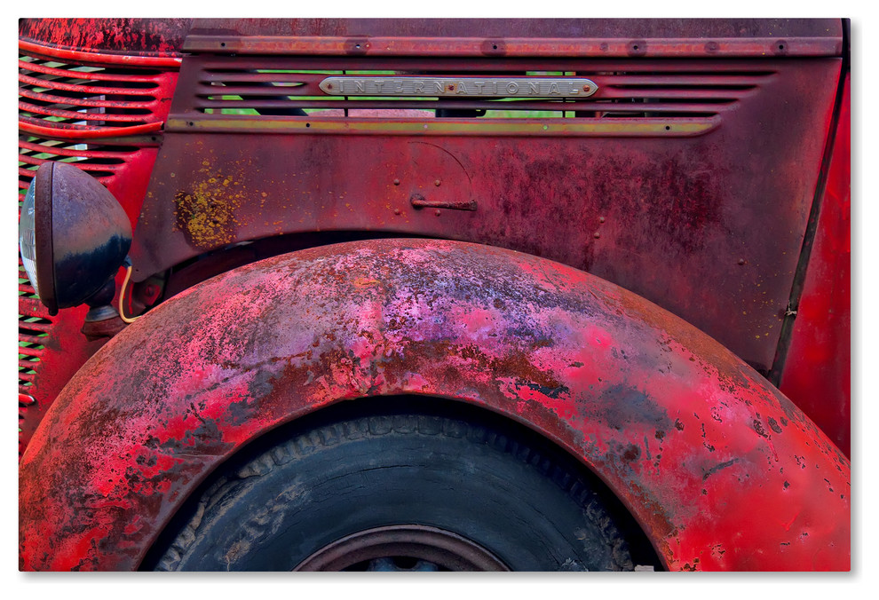 Bob Rouse 'Fender and Hood' Canvas Art, 12"x19" - Farmhouse - Prints ...