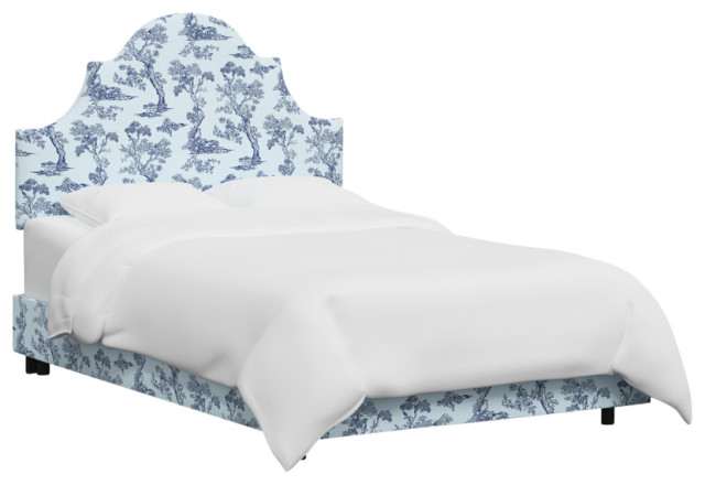 Red from Scalamandre by Cloth & Company Geneva Bed, Toile, Queen ...