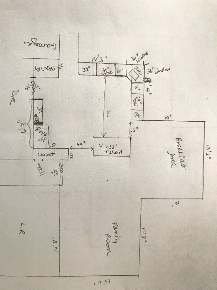 Kitchen renovation...deciding between 2 possible layouts?