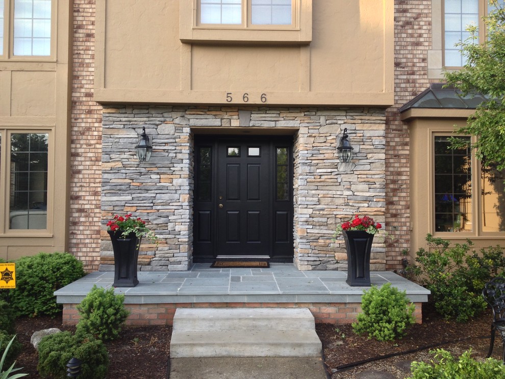 English Tudor Ideas - Traditional - Entry - Detroit - by Somerset ...