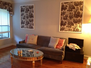 Need area rug to work with toile pattern