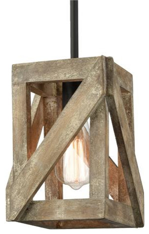 Farmhouse Pendant Light Fixtures Wood Chandelier for Kitchen Island ...