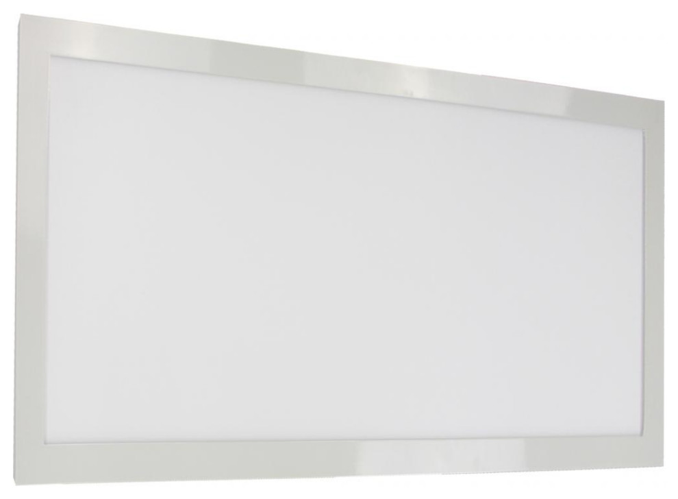 22 Watt 12" x 24" Surface Mount LED Fixture - 5000K - 80 CRI - Low ...