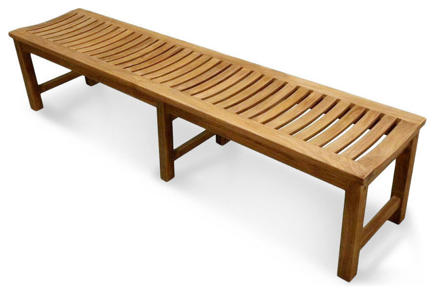 Classic 6' Backless Bench - Transitional - Outdoor Benches - by Douglas ...