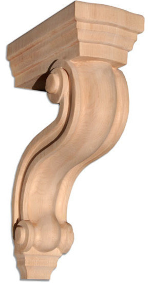 Los Angeles Small Counter Corbels, Cherry - Traditional - Corbels - by ...