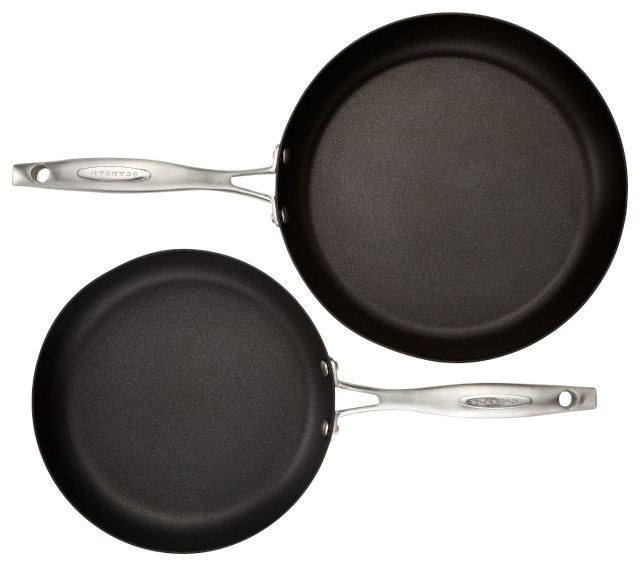 ScanPan Pro IQ Stainless Steel 2 Piece Fry Pan Set - Transitional ...