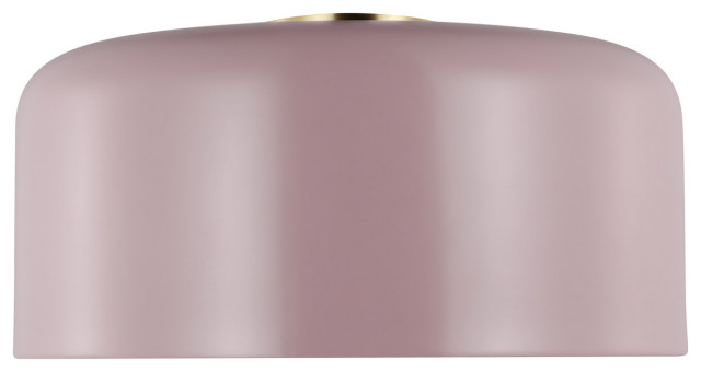 Malone Flush Mount, Rose - Contemporary - Flush-mount Ceiling Lighting ...