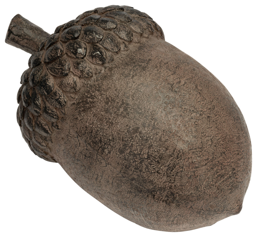 Rust Resin Acorn - Rustic - Decorative Objects And Figurines - by ...
