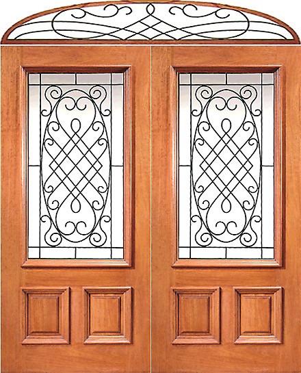 Entry Doors With Elliptical Transoms