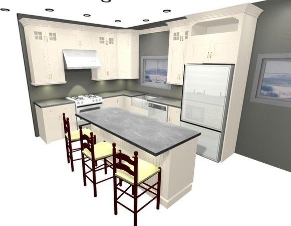 need help! kitchen layout...pics.