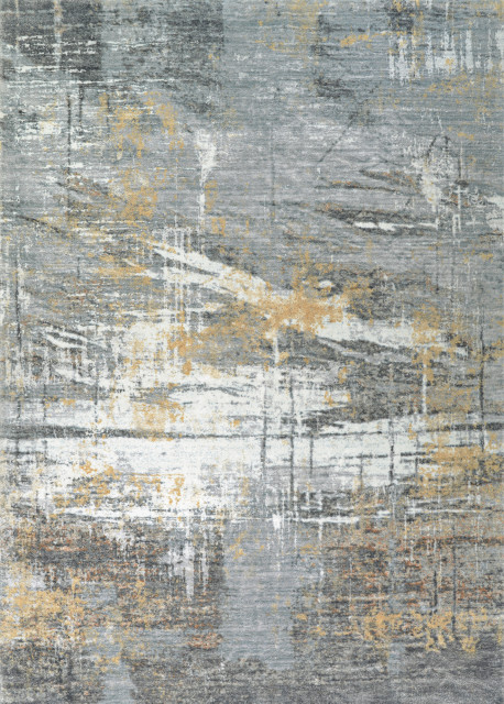 Couristan Dreamscape Tranquil Gray-Mocha Rug 8'x11' - Contemporary ...