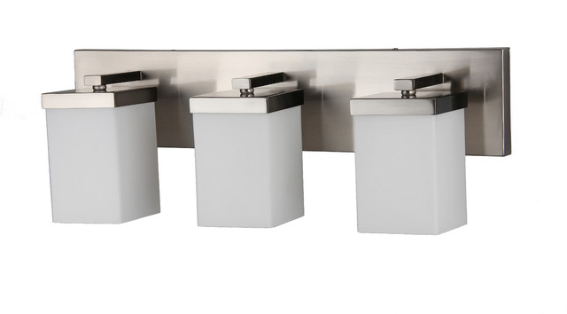 Interior 3-Light Vanity Fixture - Transitional - Bathroom Vanity ...