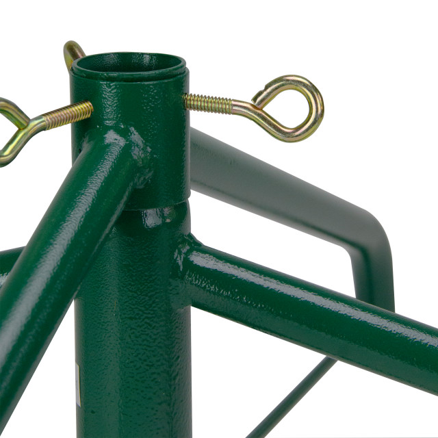 Green Foldable Artificial Christmas Tree Stand- For Trees Up To 9' Tall ...