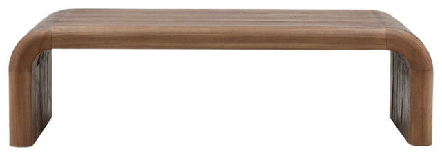 Chestnut Waterfall Coffee Table - Transitional - Coffee Tables - by ...