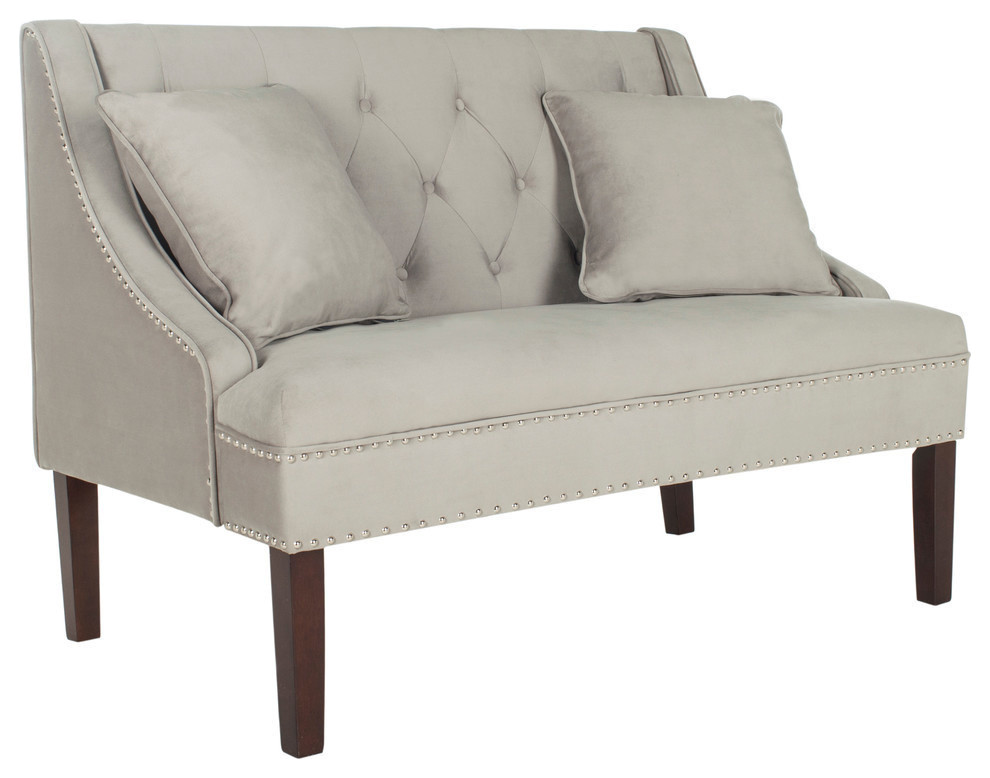 Safavieh Zoey Linen Settee, #N/A - Transitional - Loveseats - by ...