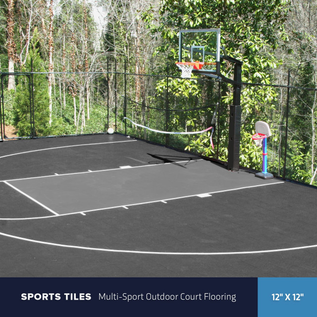 5/8" Thick Outdoor Basketball Court Flooring | Build The Ultimate Space ...
