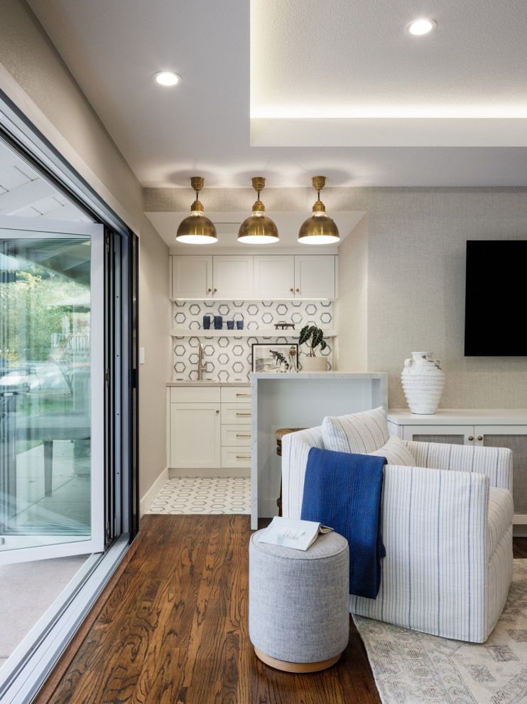 Coastal Retreat - Beach Style - Home Bar - San Diego - by A Designed ...