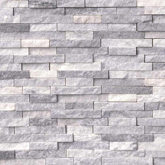 Alaska Gray Splitface Interlocking Pattern Mosaic, Sample, 6 ...