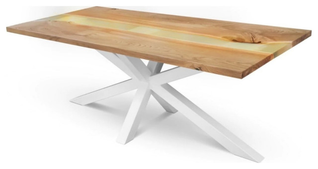 REDDE-2X Solid Wood Dining Table - Contemporary - Dining Tables - by MAXIMAHOUSE | Houzz