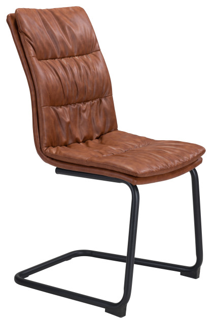 Sharon Dining Chair (Set of 2) Vintage Brown - Industrial - Dining ...