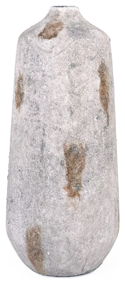 Small Floor Vase, Distressed, Stone - Farmhouse - Vases - by Zentique ...