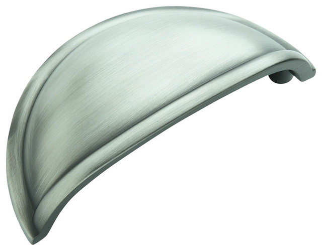 Amerock Rok Hardware BP53010G10 Satin Nickel 3-Inch Cup Cabinet Pull ...