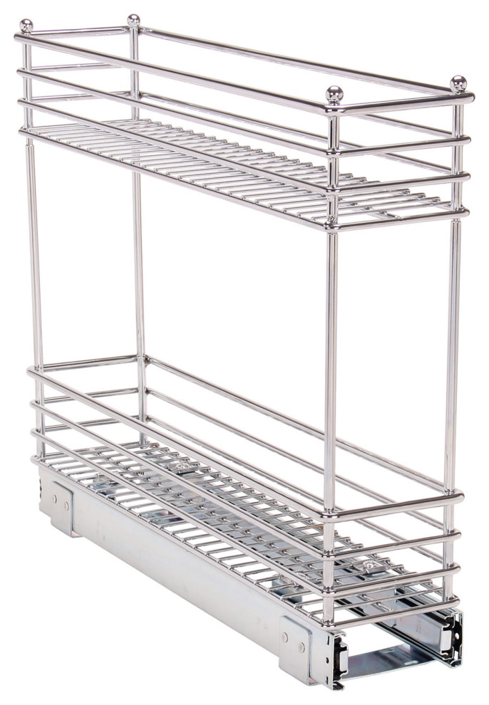 Narrow Sliding Cabinet Organizer - Pantry And Cabinet Organizers - by ...