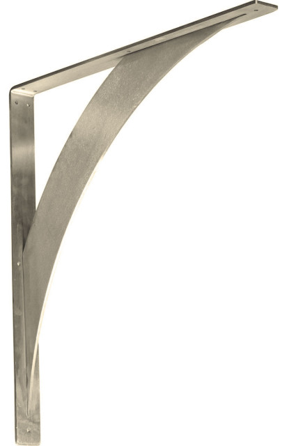 2"x20"x20" Legacy Steel Bracket, Hammered Black, 2Wx24"Dx24"H ...